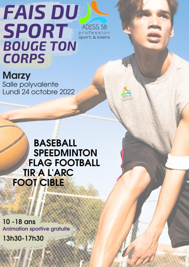FAIS DU SPORT, BOUGE TON CORPS - Commune de Marzy